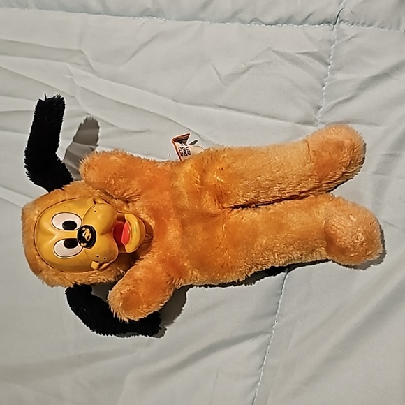 Disney | Toys | Vintage Pluto Bean Plush | Poshmark